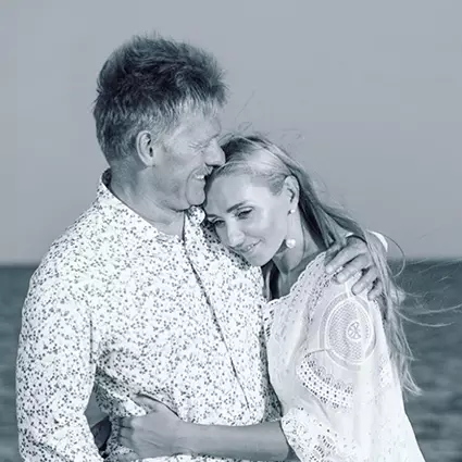 Dmitry Peskov and Tatiana Navka