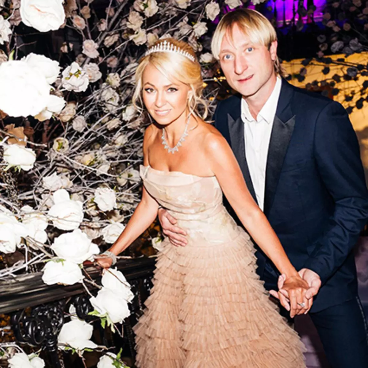 Yana Rudkovskaya en Evgeny Plushenko