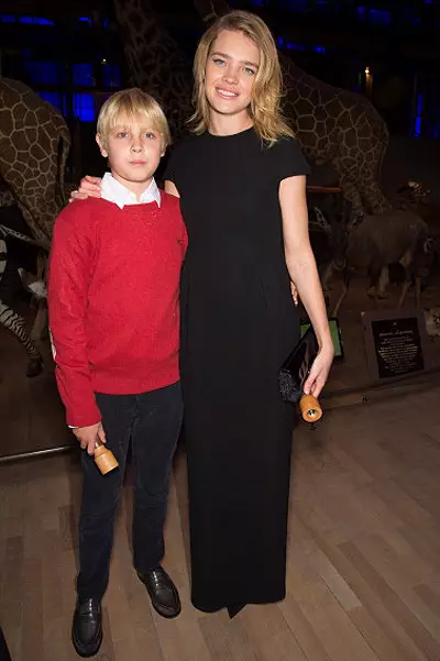 Natalia Vodyanova i syn Lucas