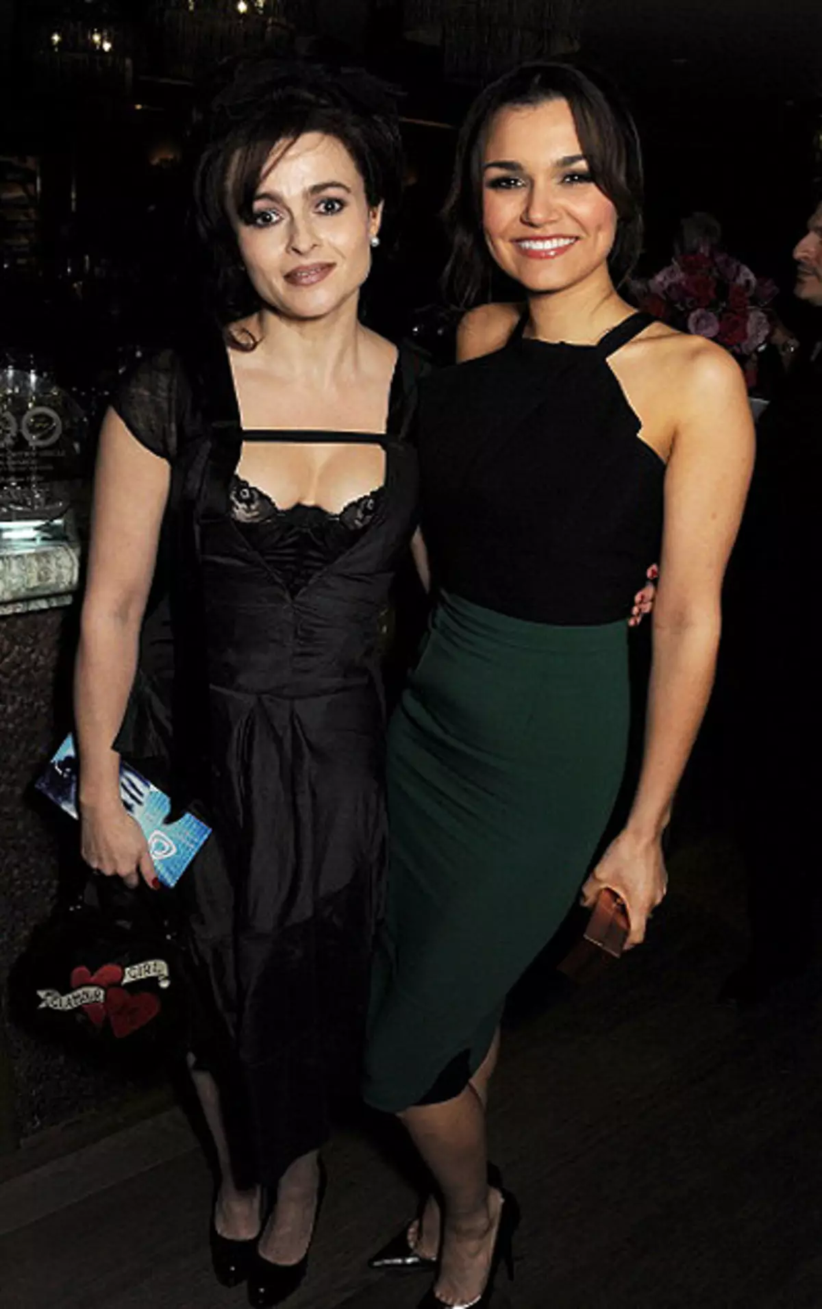 Helena Bonham Carter y Samantha Banks en los premios de cine de círculos de Críticos