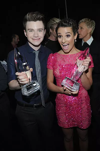 Chris Colfer og Lea Michel People's Choice Awards 2013