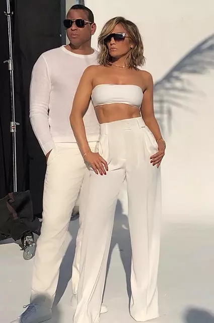 Alex Rodriguez and Jennifer Lopez