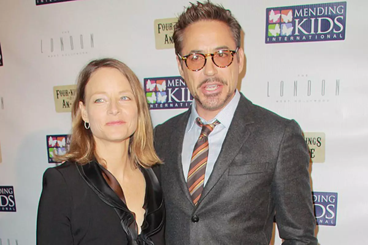 Jodie Foster og Robert Downey Jr. spilte poker for barn