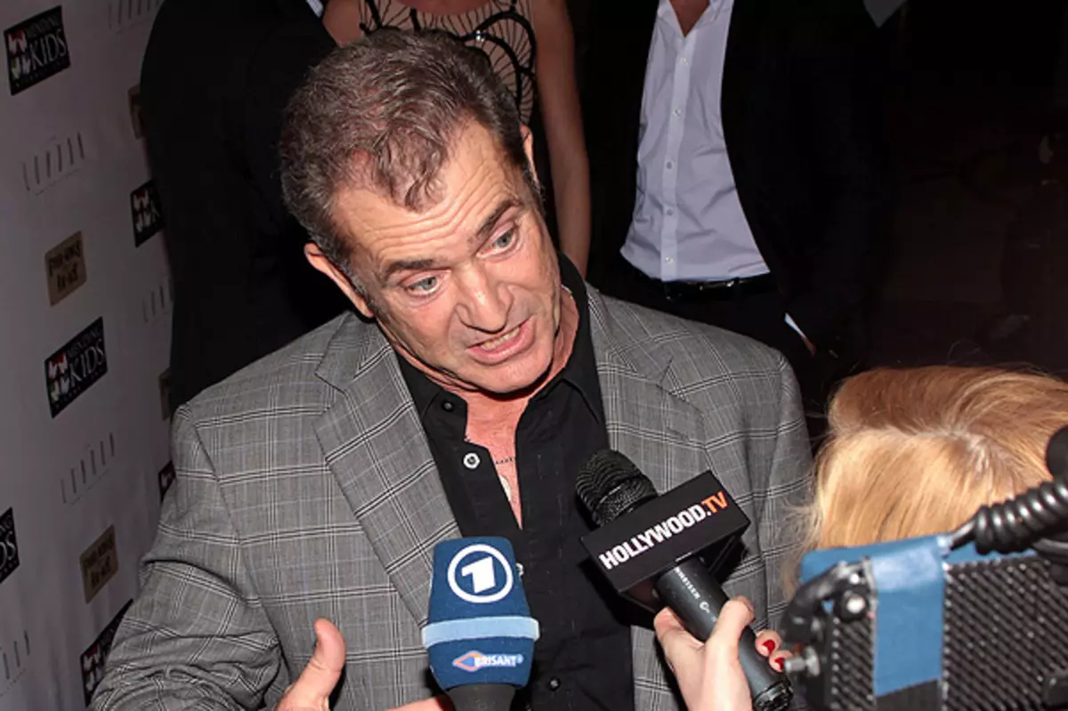 Mel Gibson på Poker Charitable Tournament