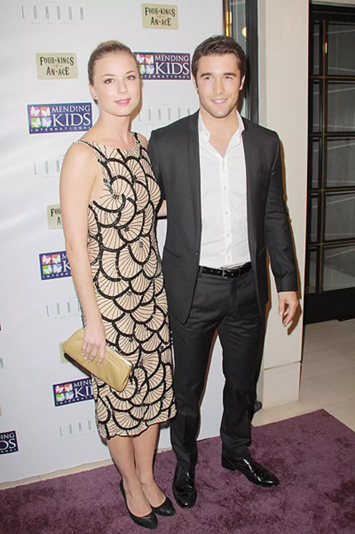 Emily Vancap en Joshua Bowman by it Poker Charian Tournament