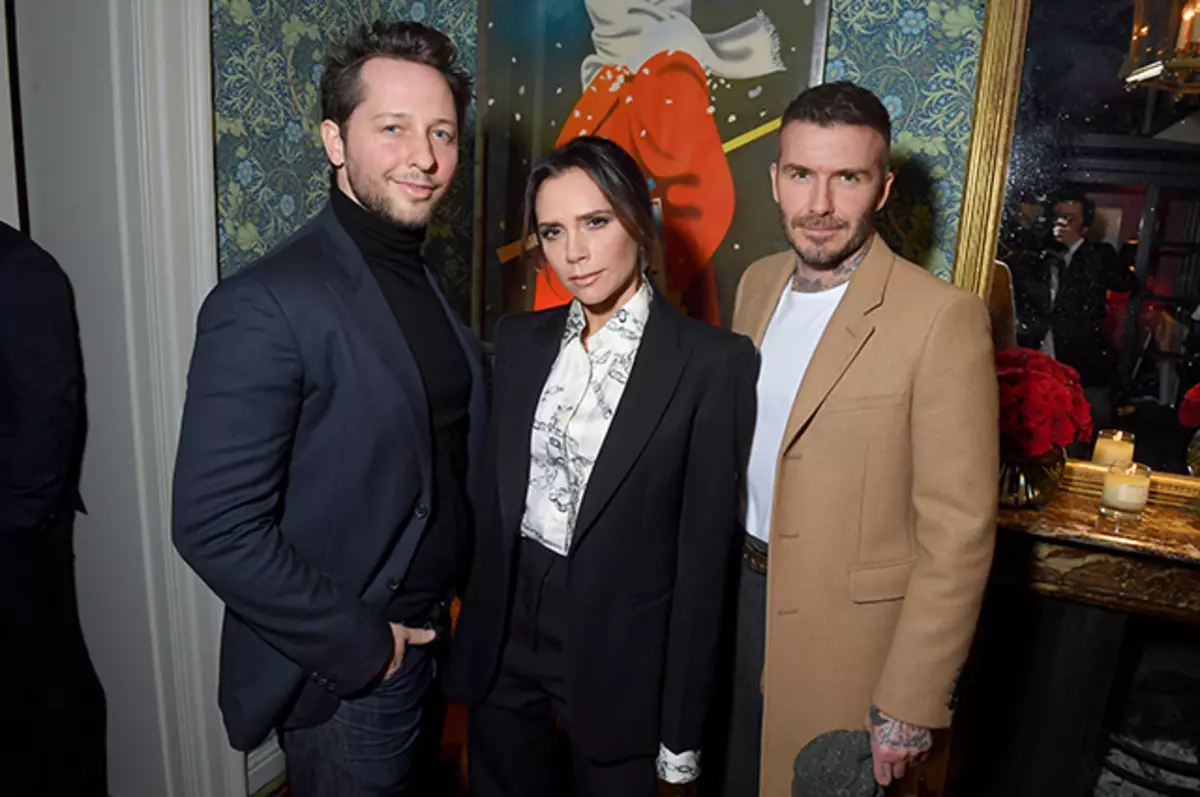 Derek Blassberg, Victoria und David Beckham