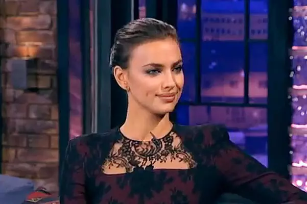 Ivan Urifant an Irina Shayk op der Show