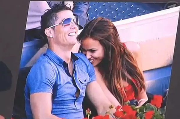 Bourse Irina Shayk et Cristiano Ronaldo sur le spectacle