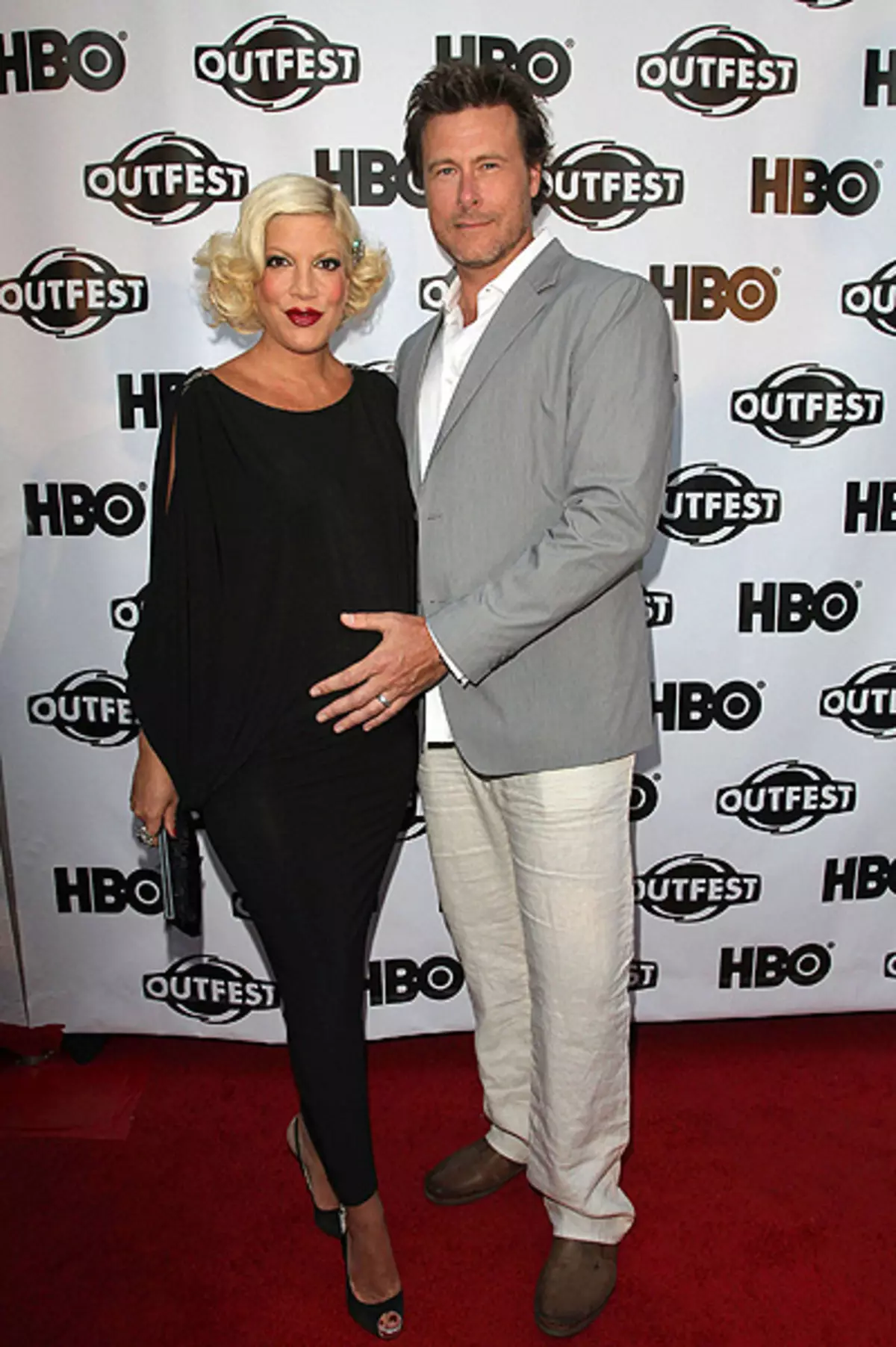 Tori Spelling na Dean McDemmott.