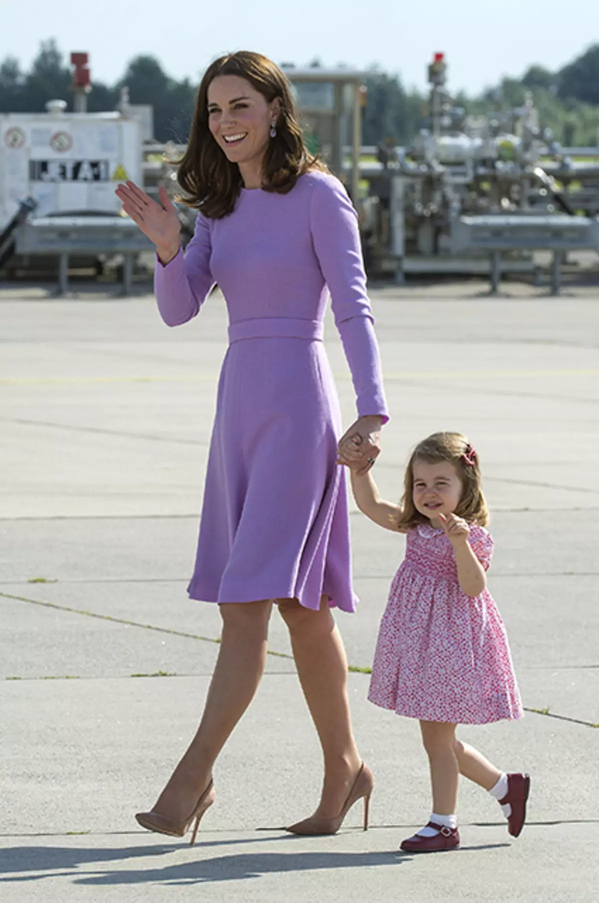 Kate Middleton in Princess Charlotte