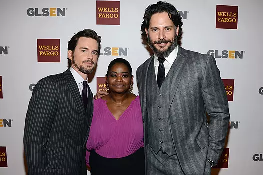 Matt Bomer, Octavia Spencer ແລະ Joe Mangano ໃນການນໍາສະເຫນີລາງວັນ Glas Sand