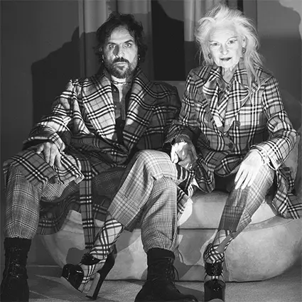 Andreas Crontar dan Vivien Westwood