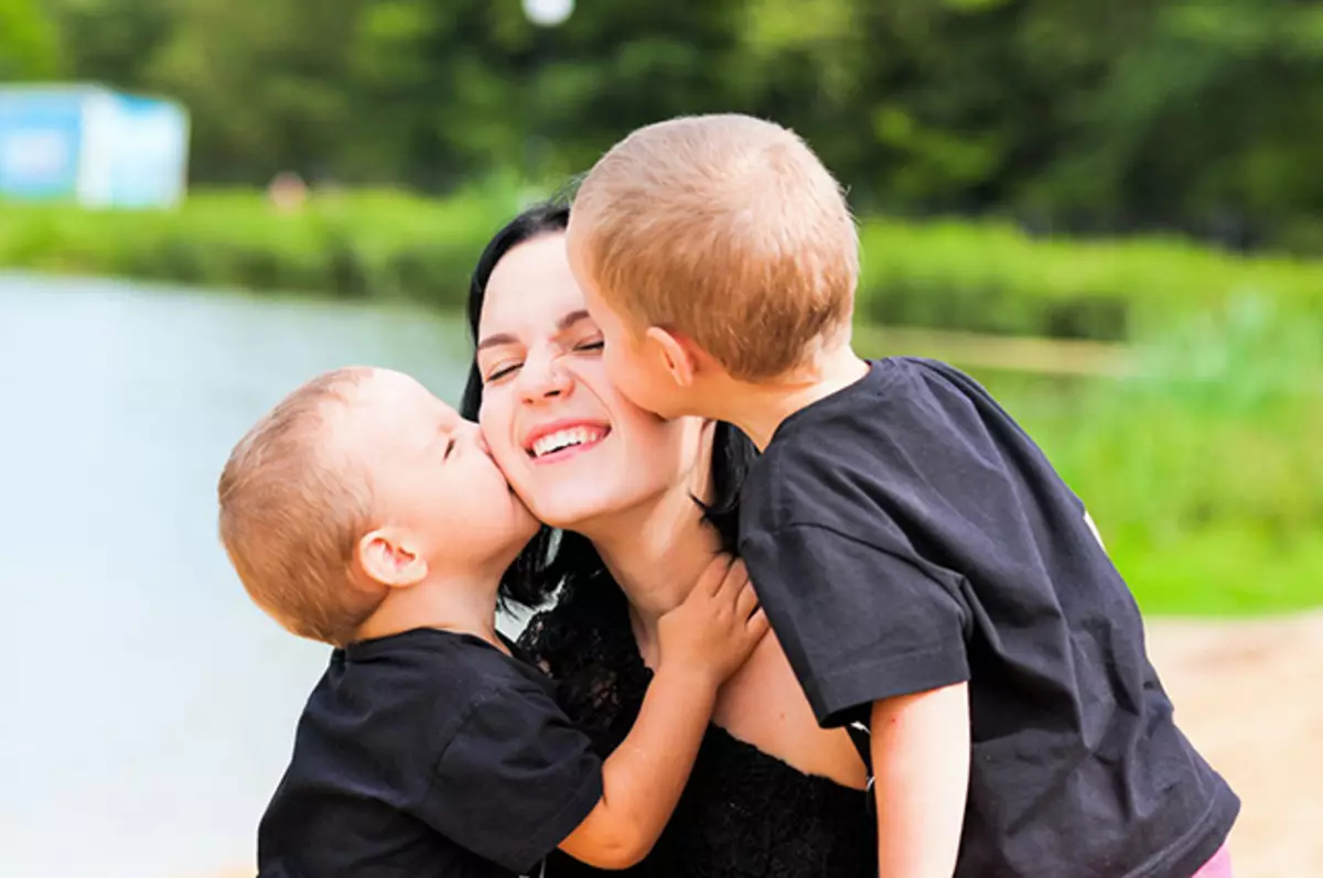 Margarita Gracheva avec des enfants