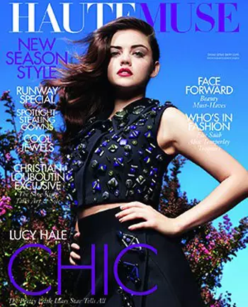 50 nuances de bèl: Lucy Hale sou kouvèti a nan Haute Muse magazin 88749_2