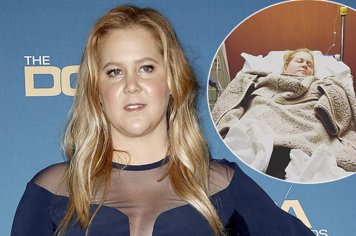 Pregnant Amy Shumer hit the hospital