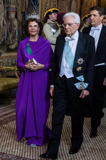 Queen Sylvia และ Sergio Mattarella