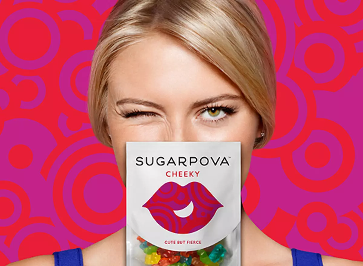 Sweetie tu: Masha Sharapova katika matangazo ya brand yake ya confectionery 90684_4