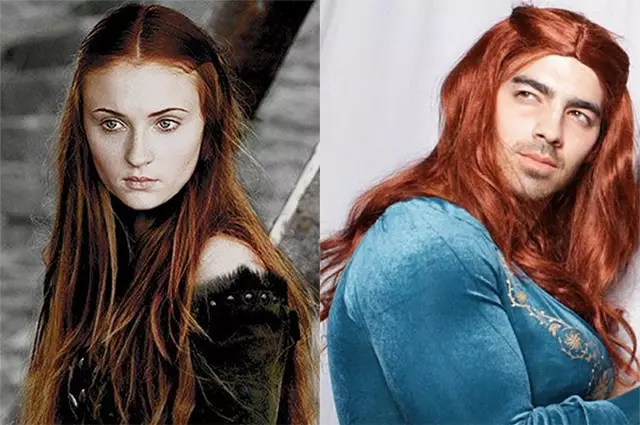 Cosplay e Vitit: Joe Jonas provoi imazhin e Sophie Turner nga