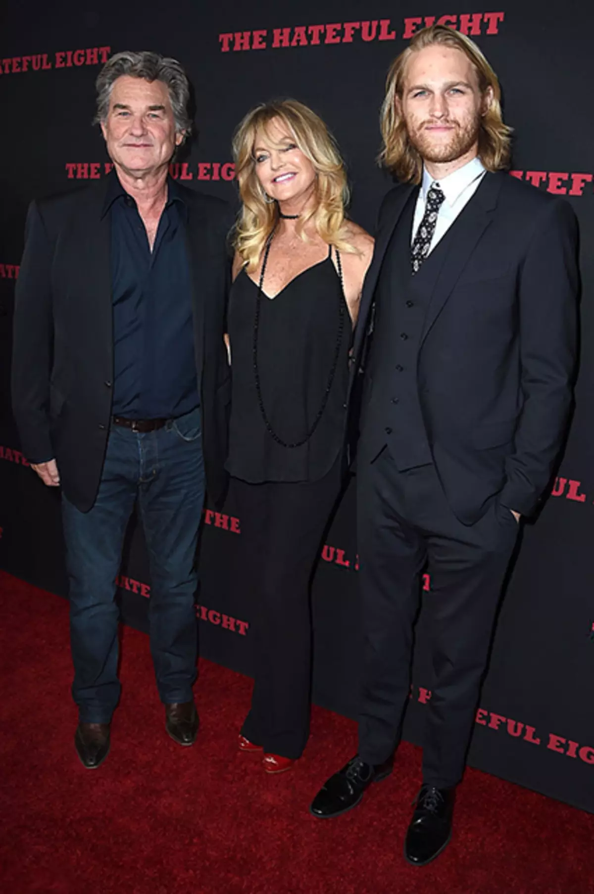 Kurt Russell et Goldi Houne avec fils Wyttte